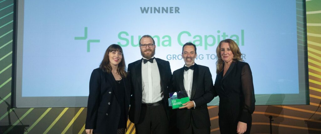 Suma Capital wins Real Deals ESG Awards 2022 in the ‘Impact Investment Fund’ category - Suma capital